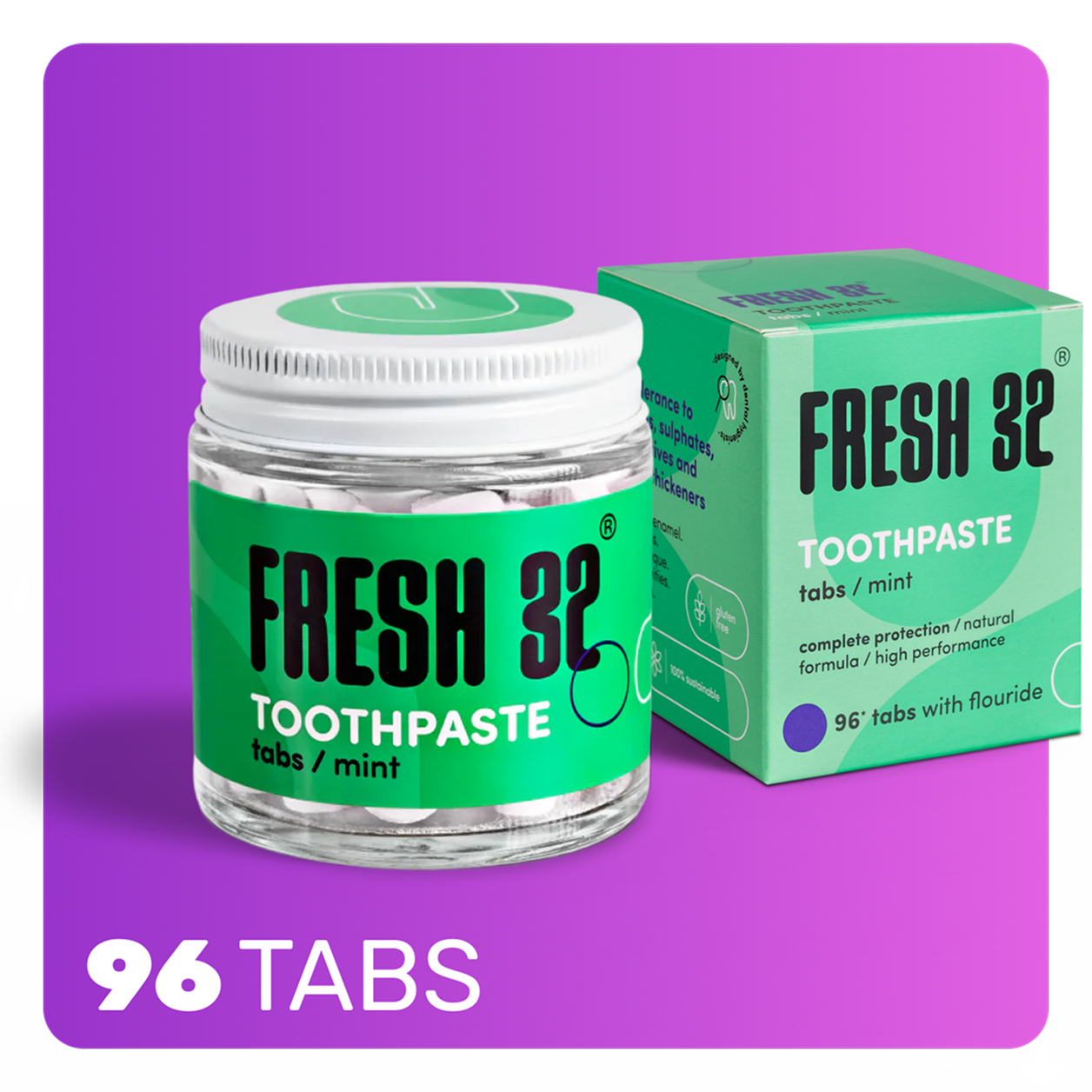 Toothpaste tabs | FRESH 32 | Buy now >>